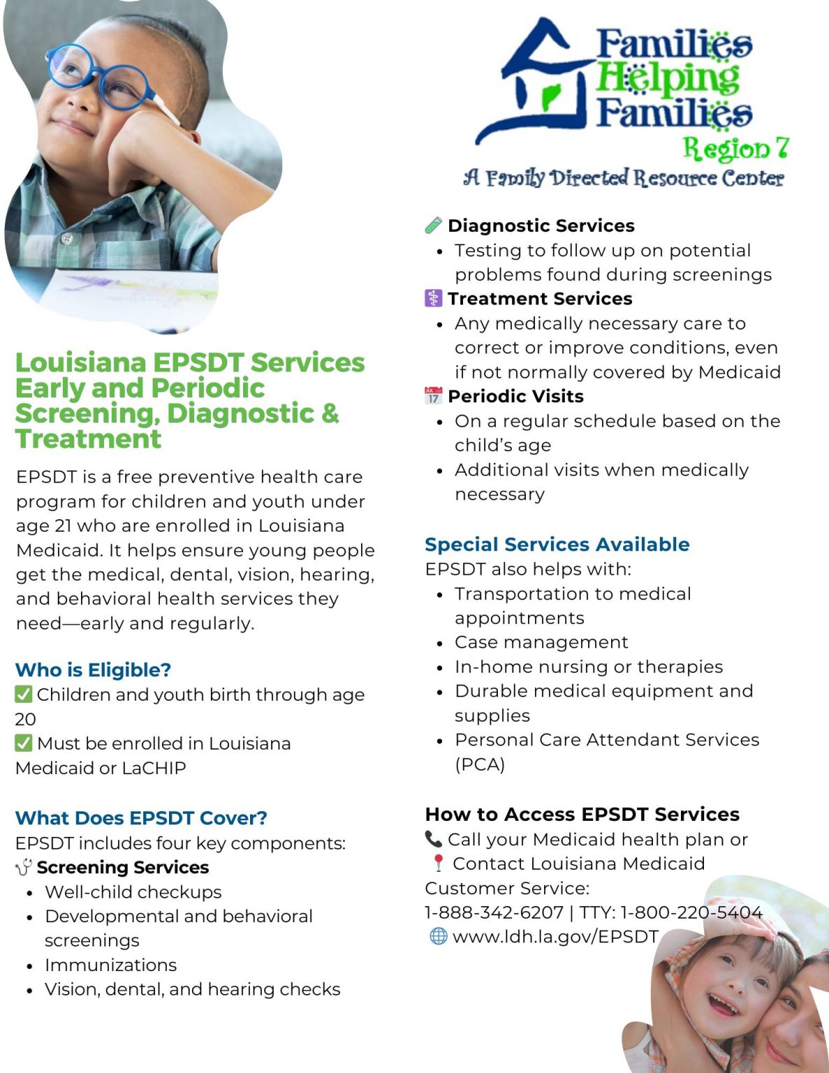 Louisiana EPSDT Services – Helping Kids Stay Healthy! – FHF Acadiana